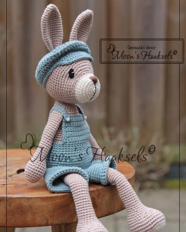 ⚡КРОЛИК⚡ Автор - Moon's Haaksels. Перевод - @strana_amigurumia # ...